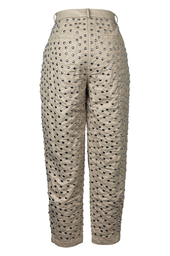 LEATHER STUD PANTS SETA - APPAREL – Seta Apparel