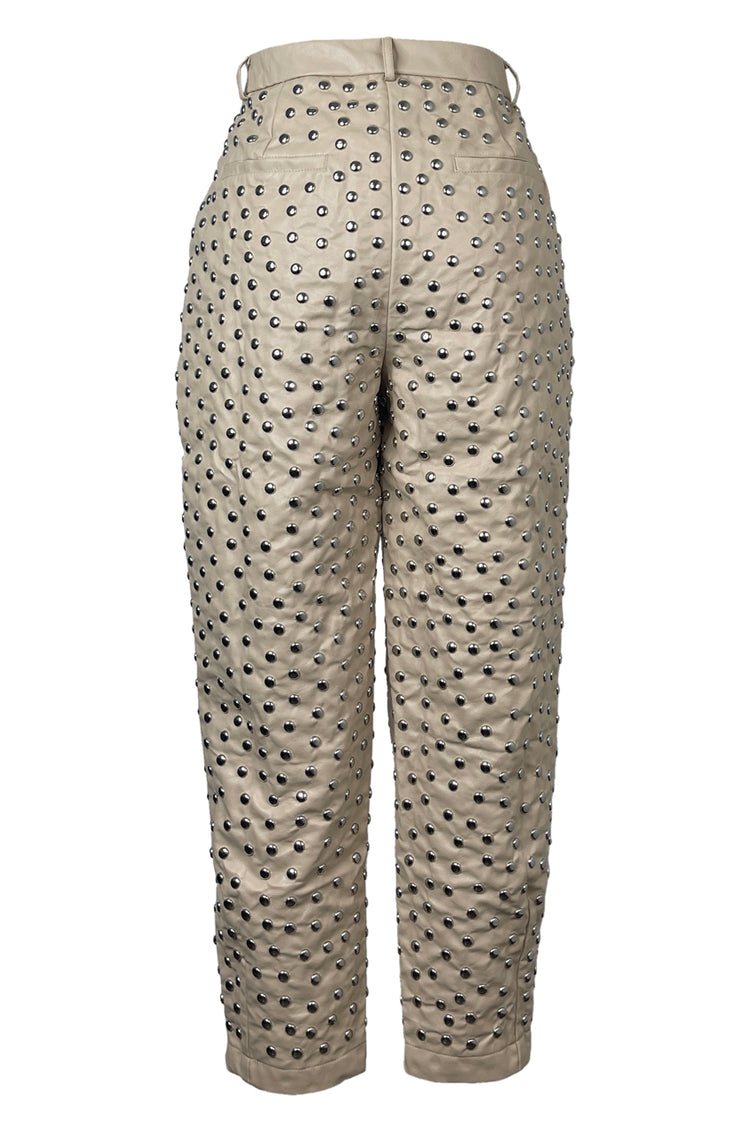 LEATHER STUD PANTS SETA - APPAREL – Seta Apparel